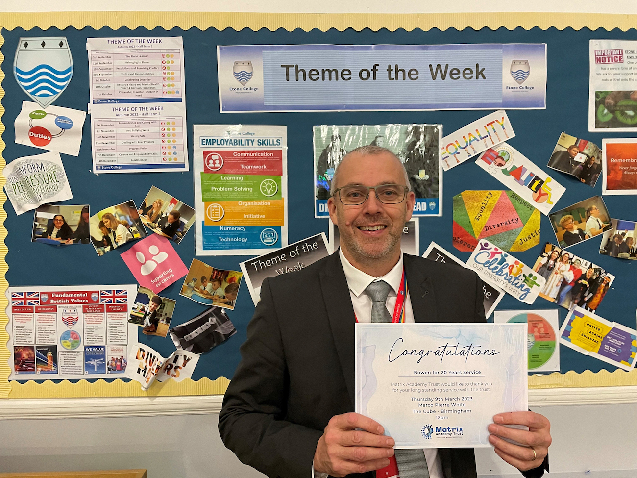 Longstanding Achievements - Etone College