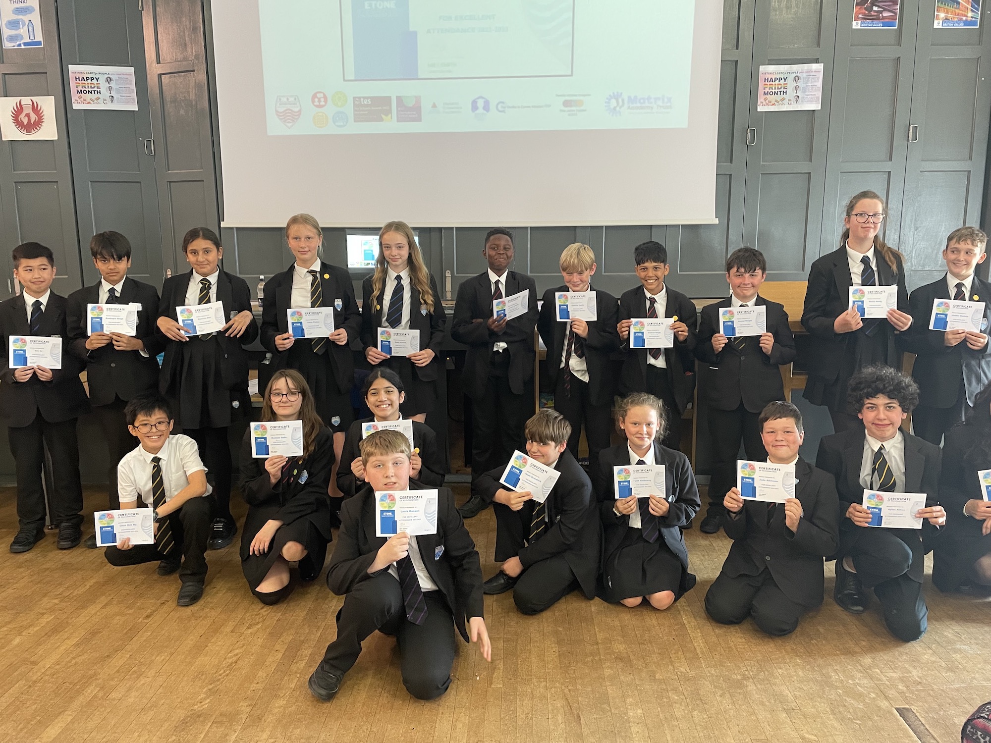 Excellence in Attendance - Etone College