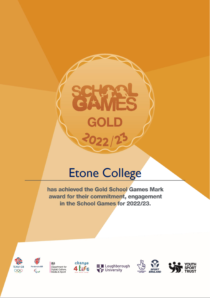 Gold for Etone - Etone College