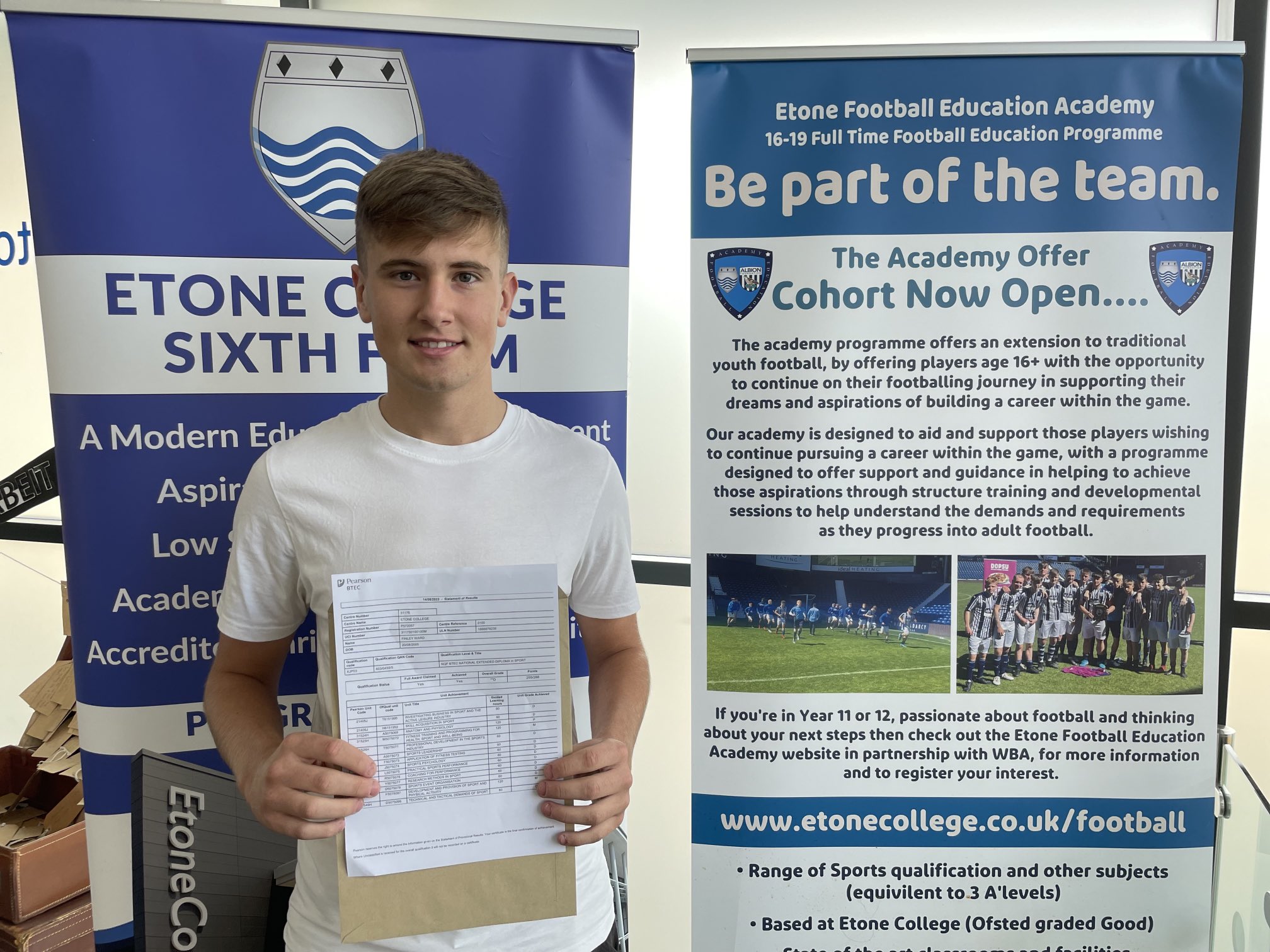 A Level Results Day 2023 - Etone College