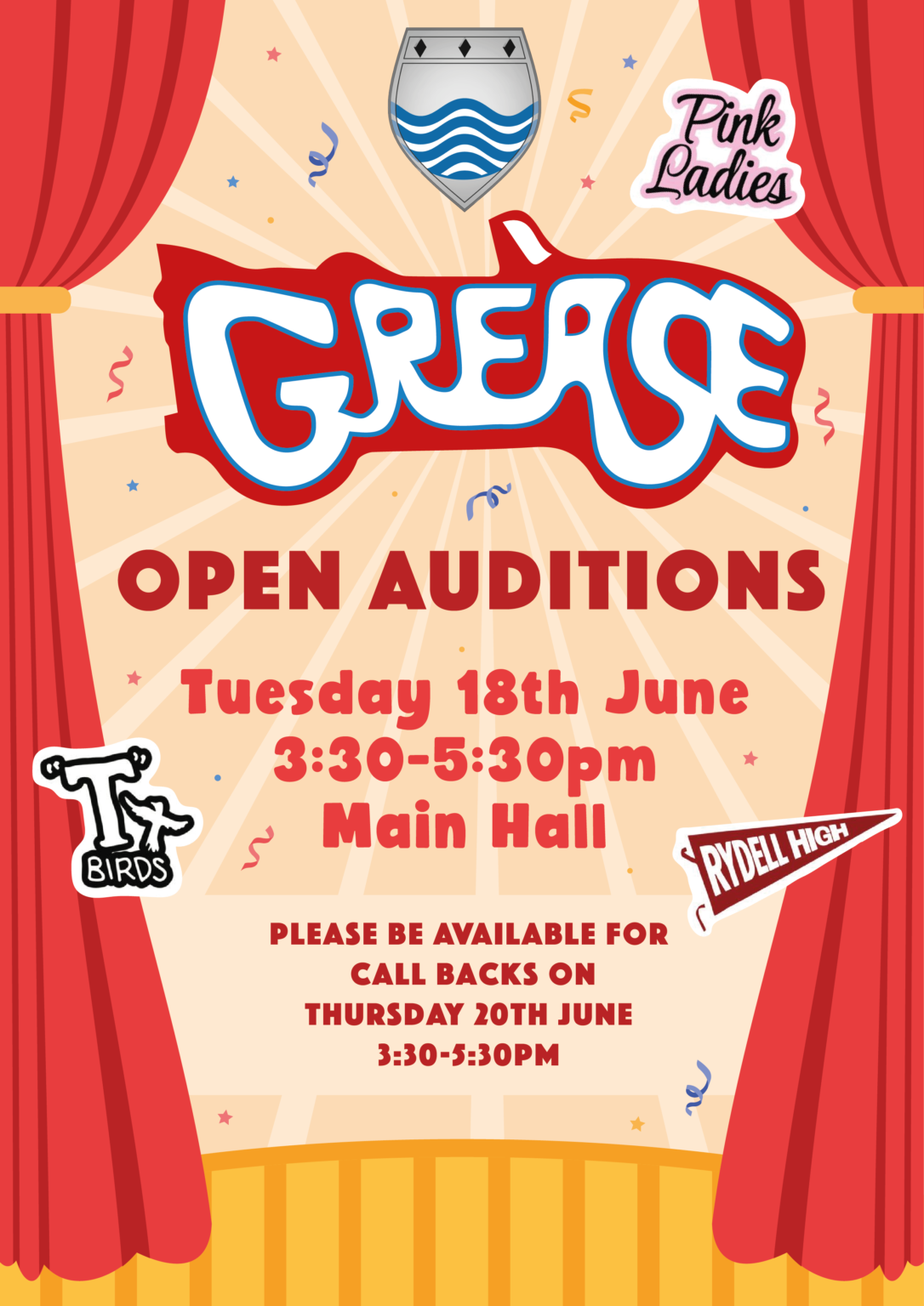 Grease Auditions - Etone College