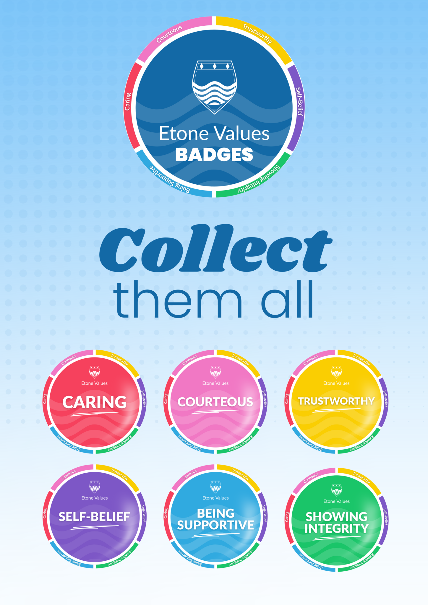 Values Badges Activated - Etone College